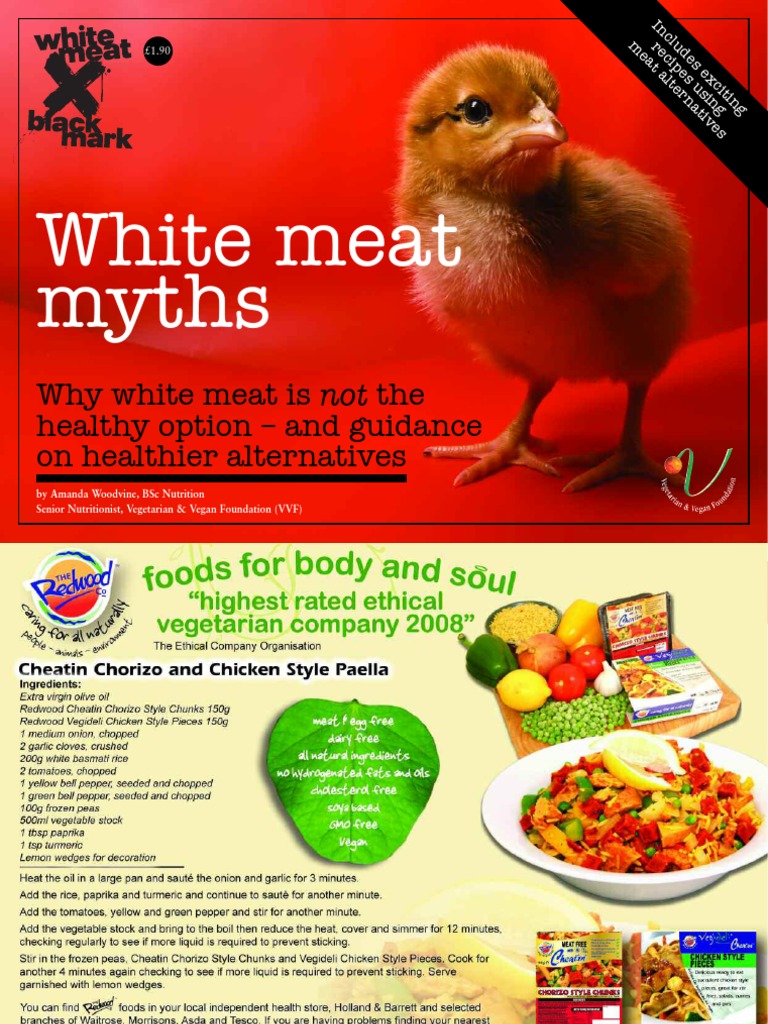 Debunking White Meat Health Myths | PDF | Vegetarianism | Meat