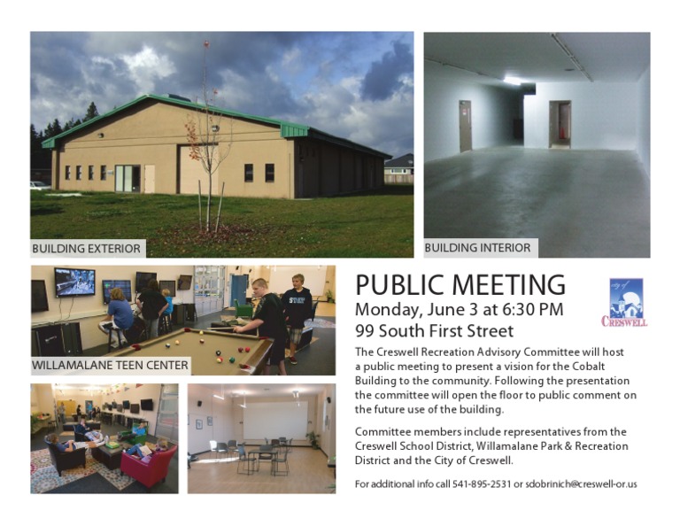 Cobalt Building Vision Meeting in Creswell | PDF