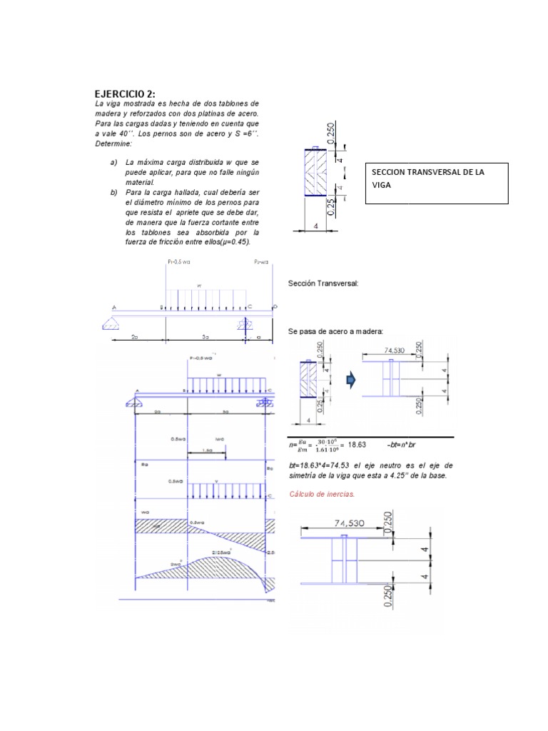 Ejemplos Flexión | PDF | Ingeniero civil | Ingeniería estructural
