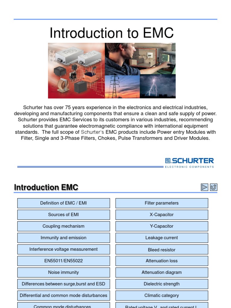 Introduction To EMC: Electronic Components | PDF | Electromagnetic ...