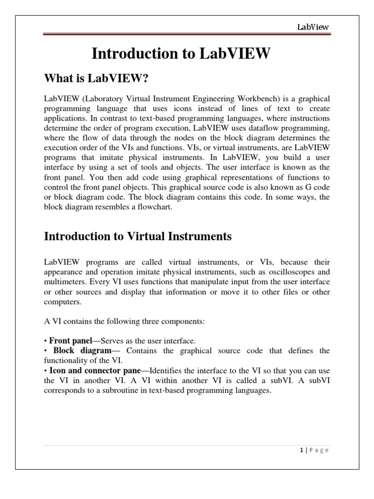 LAbview Programs | PDF | String (Computer Science) | Computer Engineering