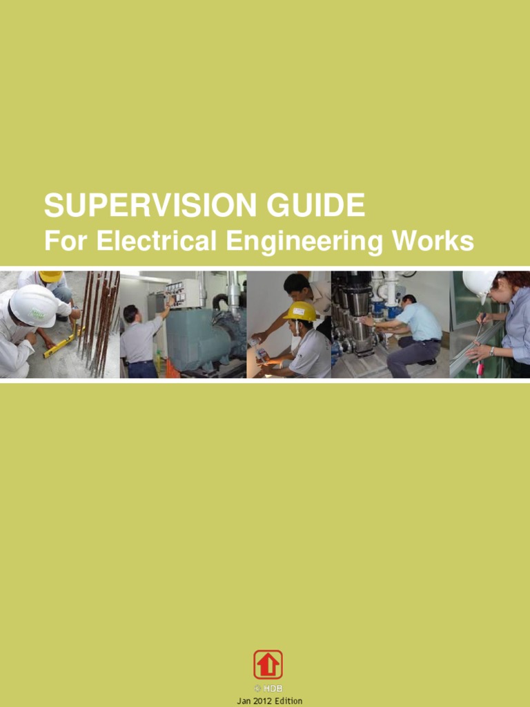 Supervision Guide For Electrical Engineering Works (30 Jan 2012) | PDF ...