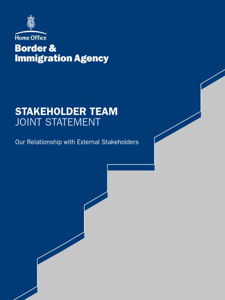 UK Home Office: Stakeholde Principles | PDF | Immigration | Stakeholder ...