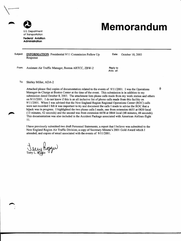T8 B15 FAA Subpoena Compendium FDR - FAA - Terry Biggio - Calls Made ...