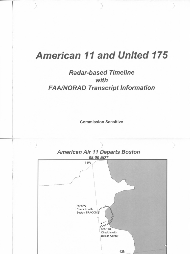 T8 B15 Hijacked Airplaner 1 of 3 FDR - AA 11 UA 175 Radar-Based ...