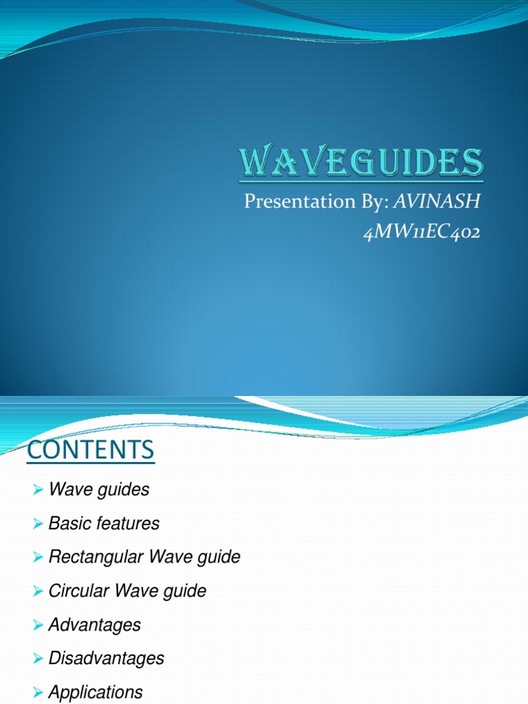 Waveguides | PDF | Waveguide | Coaxial Cable