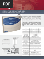 Premier SX Fire Alarm Control Panel: Electrical Specification | PDF ...