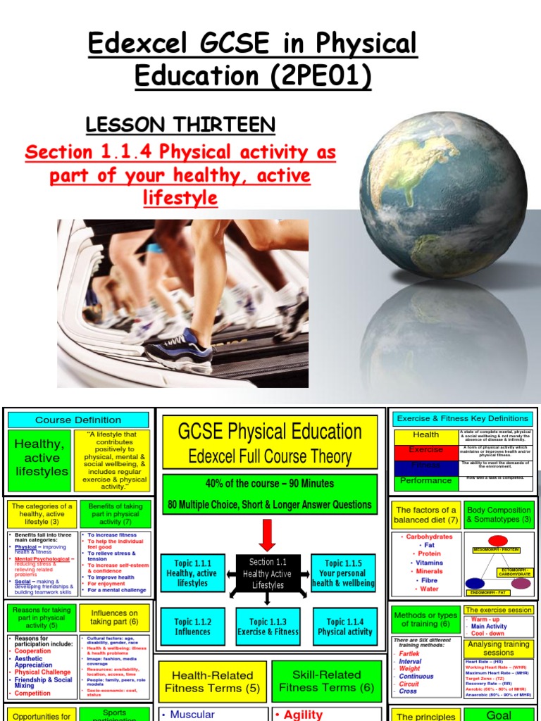 Gcse Edx Lesson 13 | PDF | Physical Fitness | Physical Exercise
