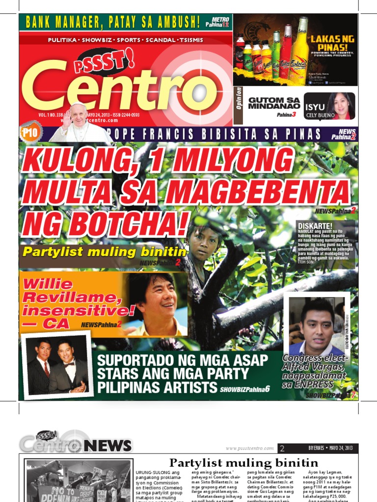 PSSST Centro May 24 2013 Issue | PDF