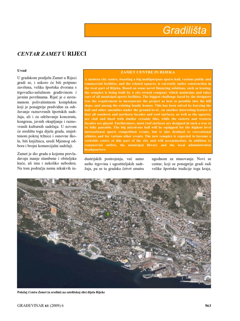 Centar Zamet U Rijeci | PDF