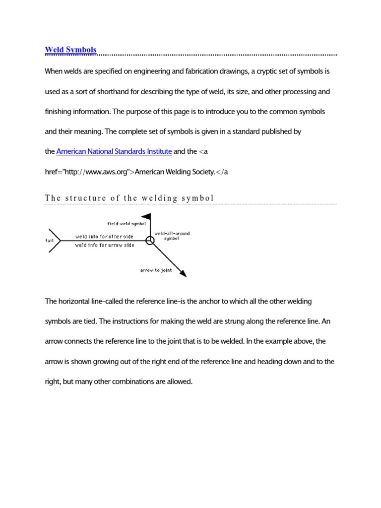 Weld Symbols PDF | PDF | Welding | Construction