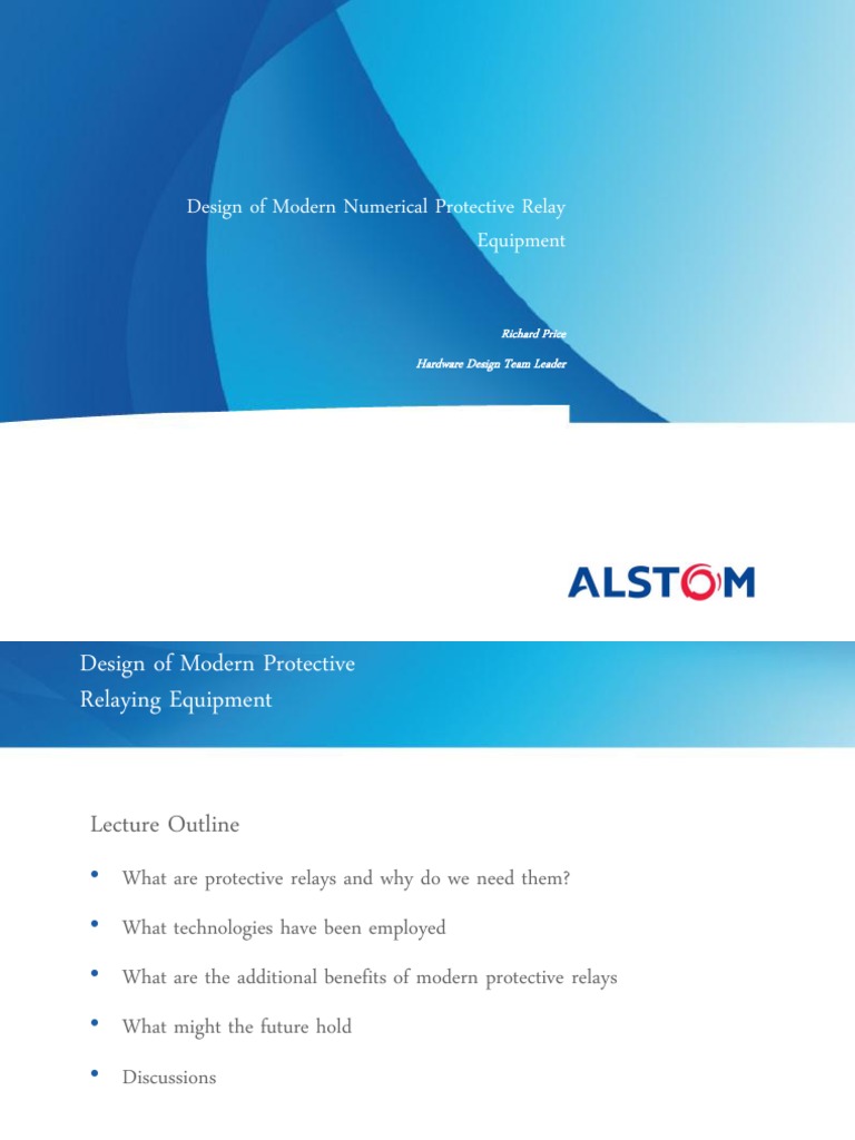 Design of Modern Numerical Relay Equipment | PDF | Analog To Digital ...