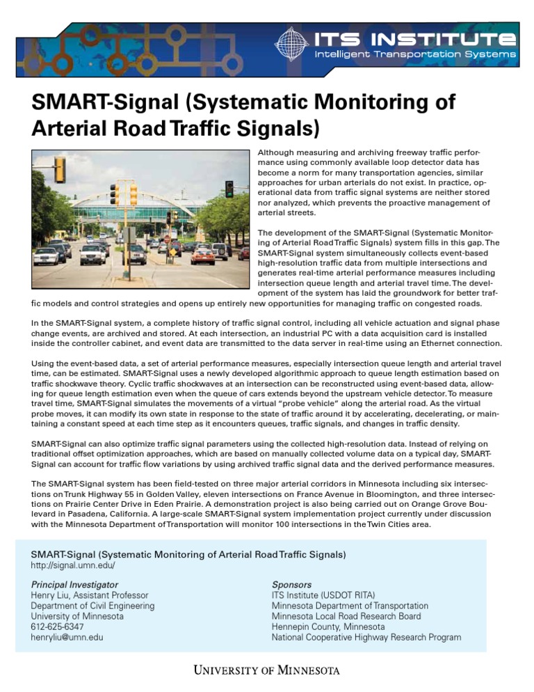 Smart Signal Design | PDF | Traffic | Traffic Light