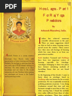 Tithi Pravesha Chart Analysis | PDF | Ancient Science | Esoteric Cosmology