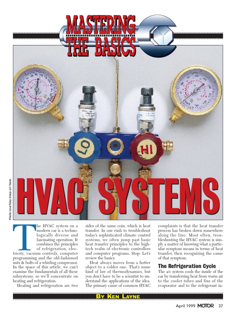Mastering The Basics - HVAC | PDF | Manufactured Goods | Phases Of Matter