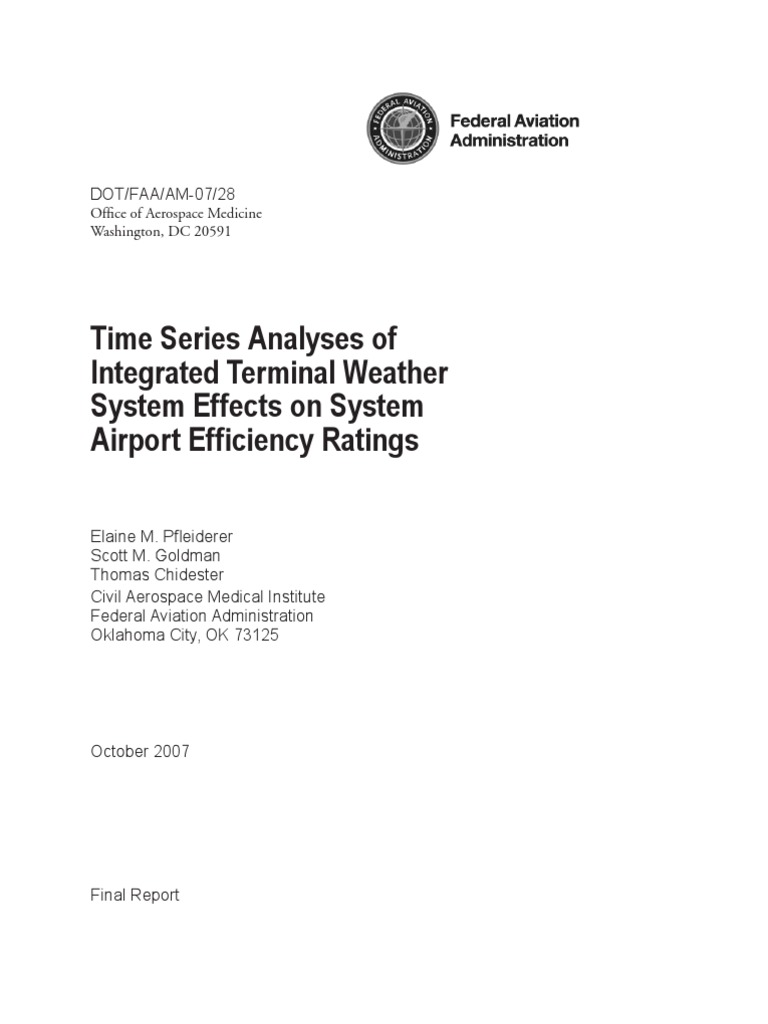 Assessing the Impact of the Integrated Terminal Weather System on ...