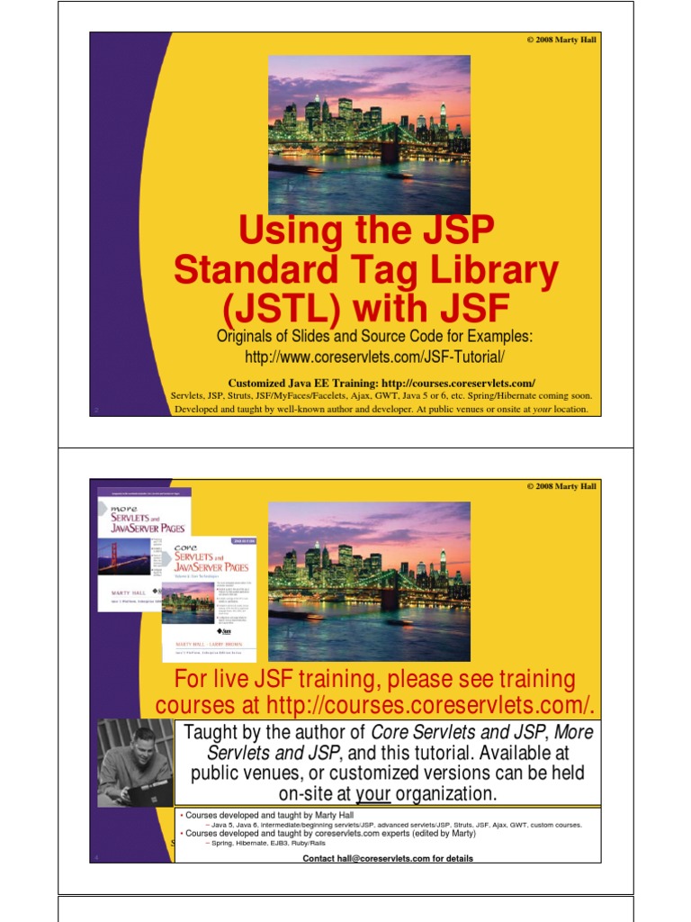 Jsf And Jstl Java Server Pages Java Servlet