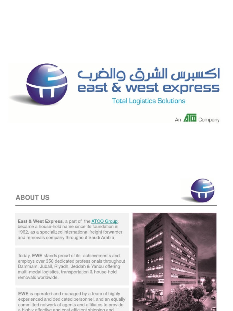 East & West Express Logistics Overview | PDF | Cargo | Logistics