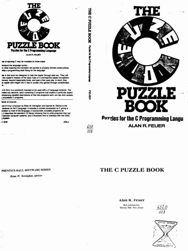 The C Puzzle Book | PDF | C (Programming Language) | Control Flow