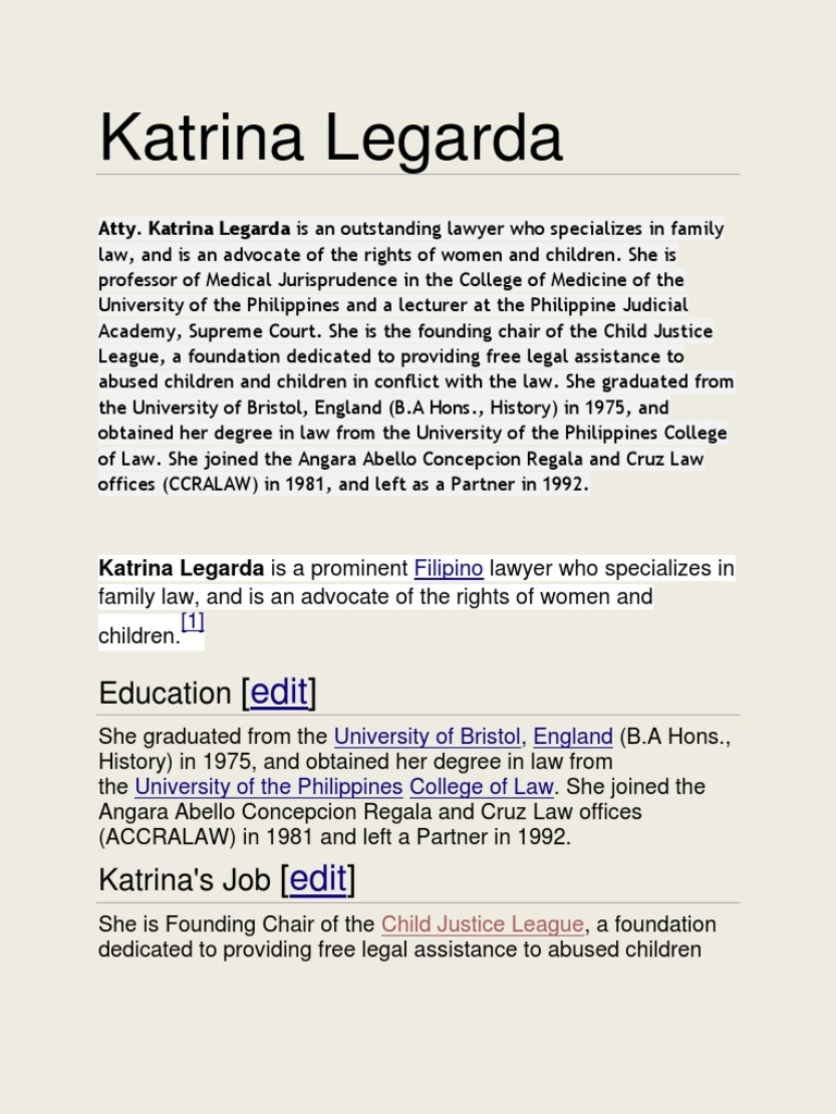 Katrina Legarda | PDF | Witness | Justice