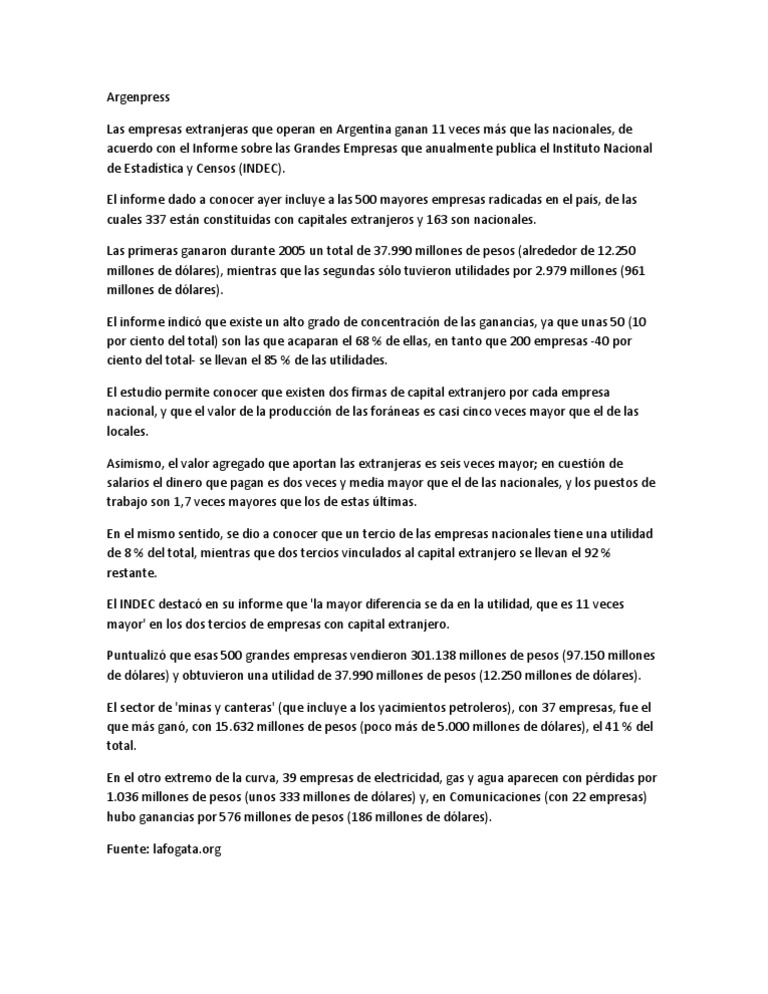 Ar Gen Press | PDF | Finanzas y dinero
