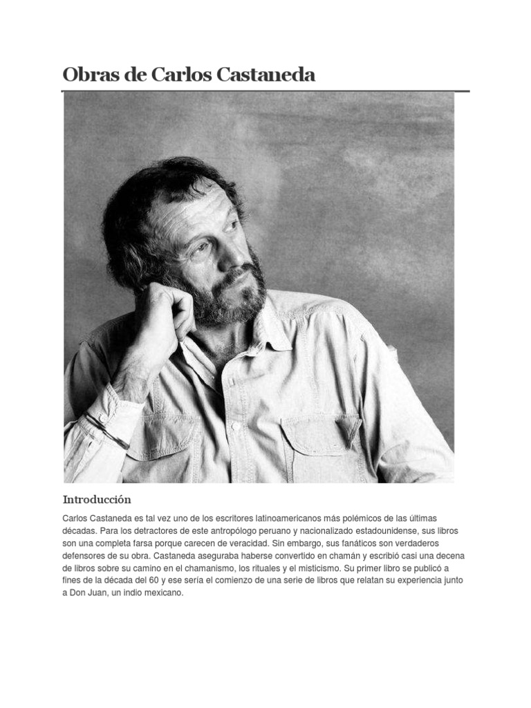 Obras de Carlos Castaneda | PDF | Antropología | Science