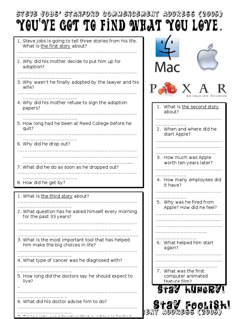 Steve Jobs and The Third Conditional | PDF | Steve Jobs | Leisure