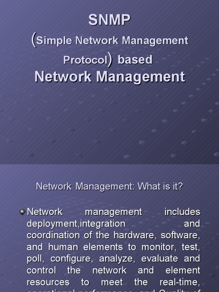 SNMP Explained | PDF | Port (Computer Networking) | Osi Model