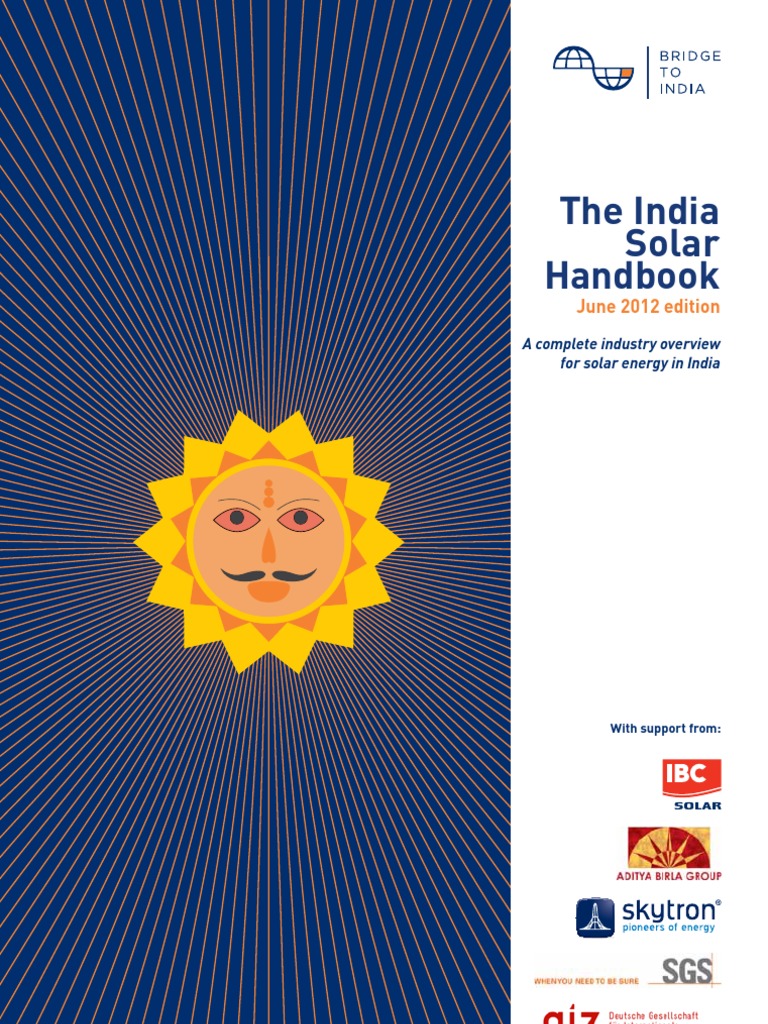 The India Solar Handbook | PDF | Solar Power | Photovoltaics