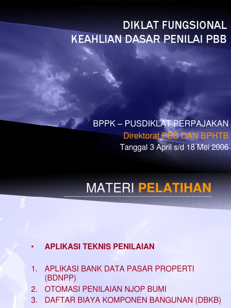 Pengantar Umum Penilaian PBB | PDF