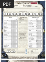 Rogue Trader Character Sheet Official Editable Web Quality PDF | PDF ...