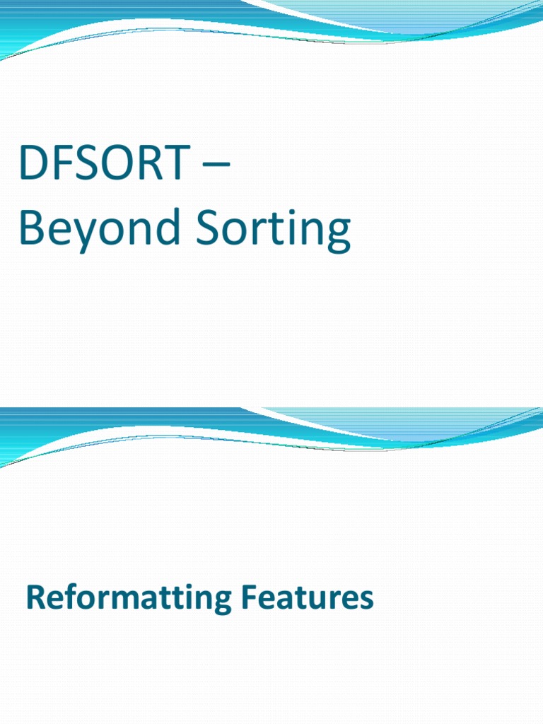 Dfsort Pdf String Computer Science Comma Separated Values
