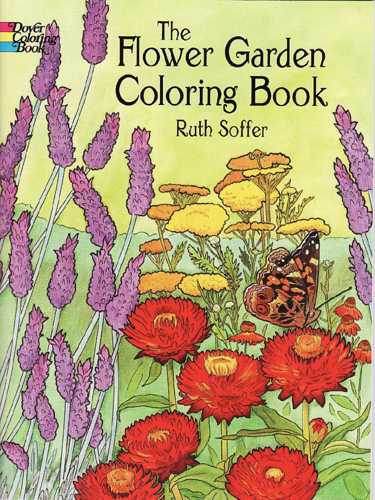 Flower Garden Coloring Book | PDF | Art