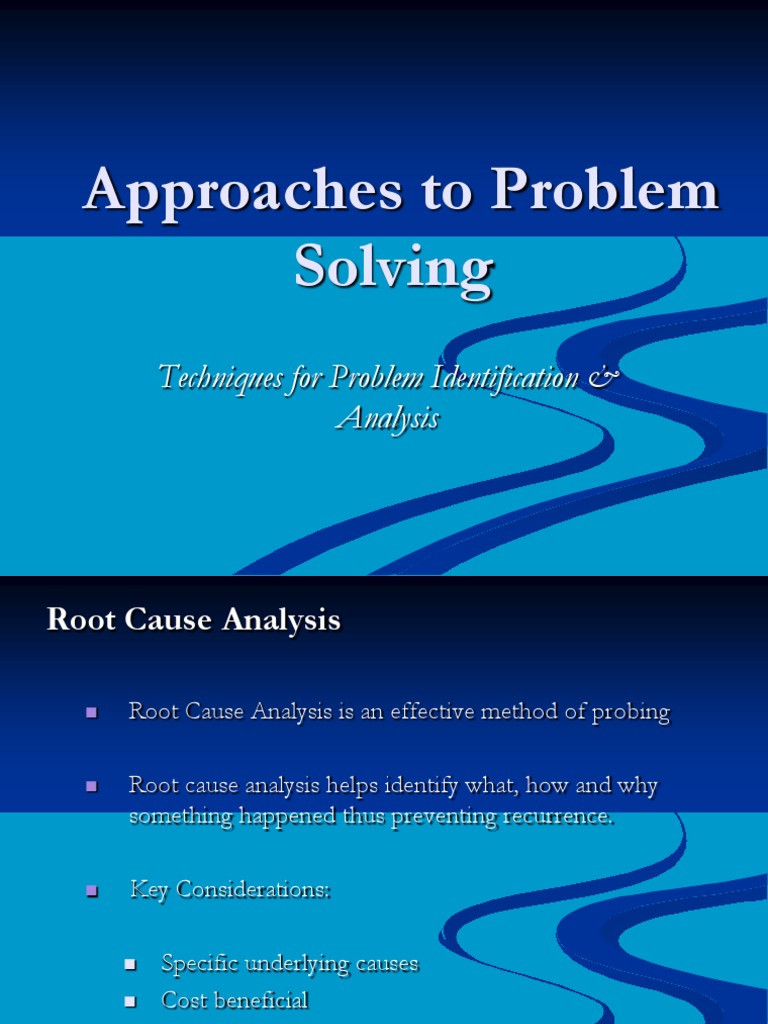 Problem Solving Techniques | PDF | Brainstorming | Hypothesis