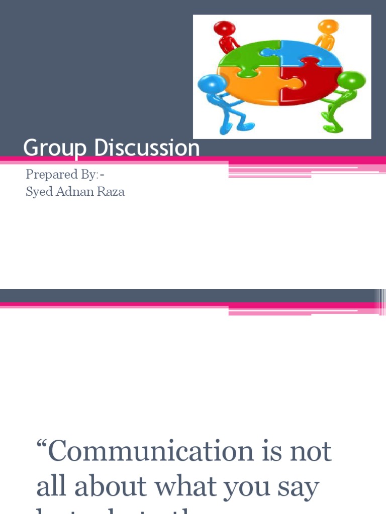 Group Discussion | PDF | Leadership | Psychological Concepts