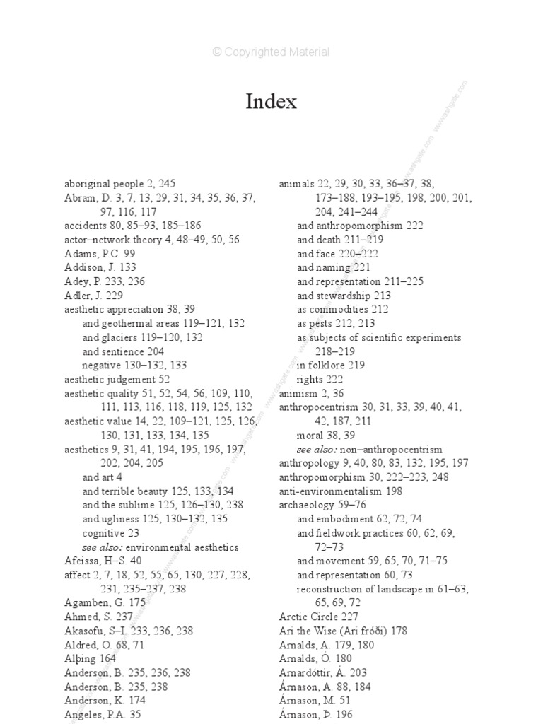 Conversations With Landscape Index | PDF | Aesthetics | Epistemology
