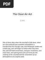 Clean Air Act - Lesson Plan Day 1 | PDF | Clean Air Act (United States ...