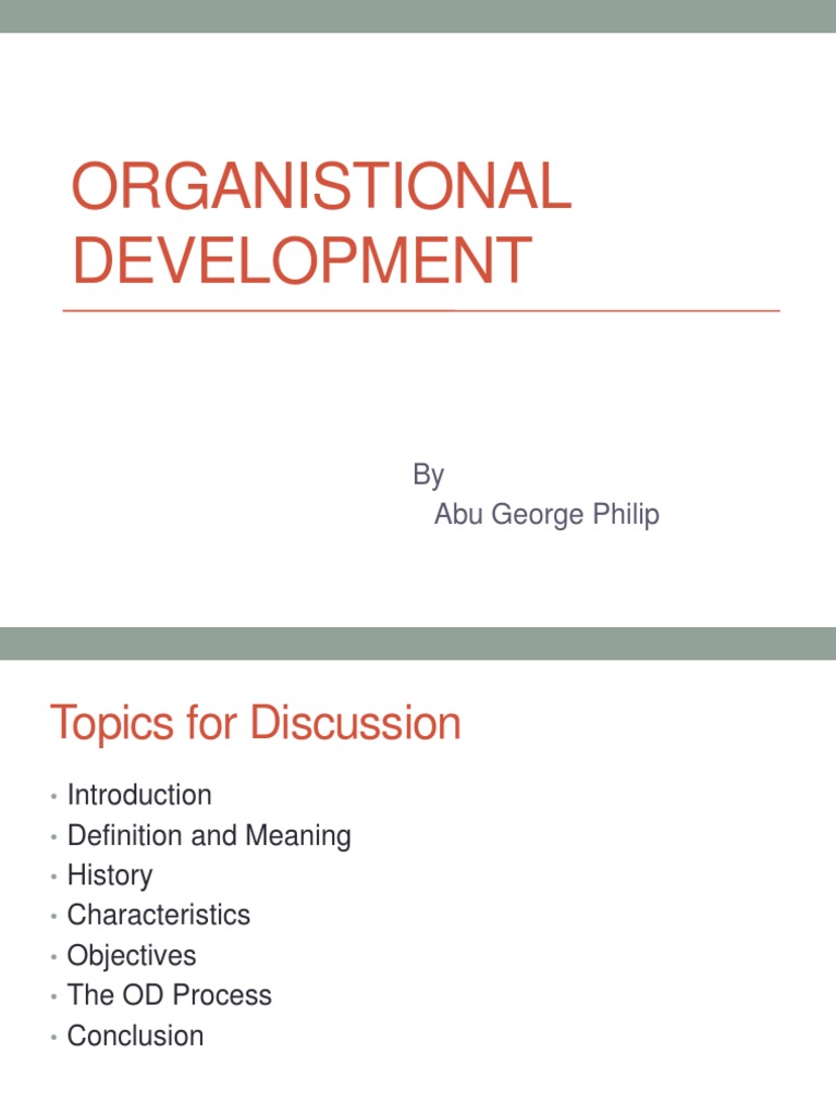 Organisational Development | PDF | Organization Development ...