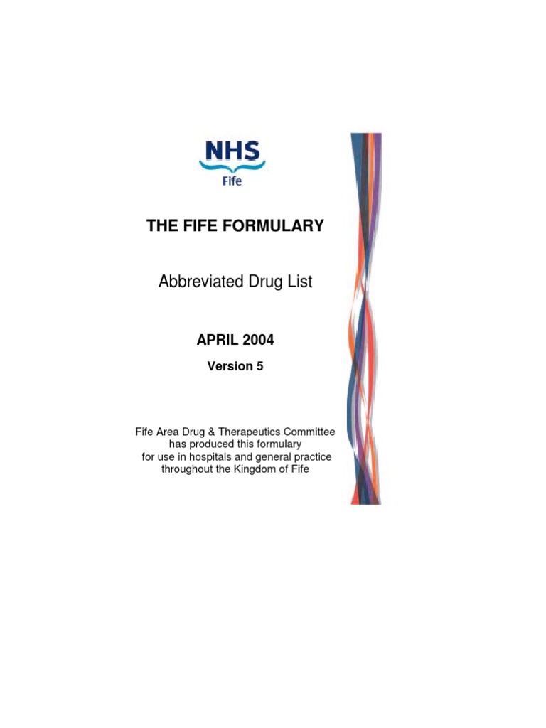 NHS Fife Formula Abbreviated Drug List | PDF | Chemotherapy | Topical ...