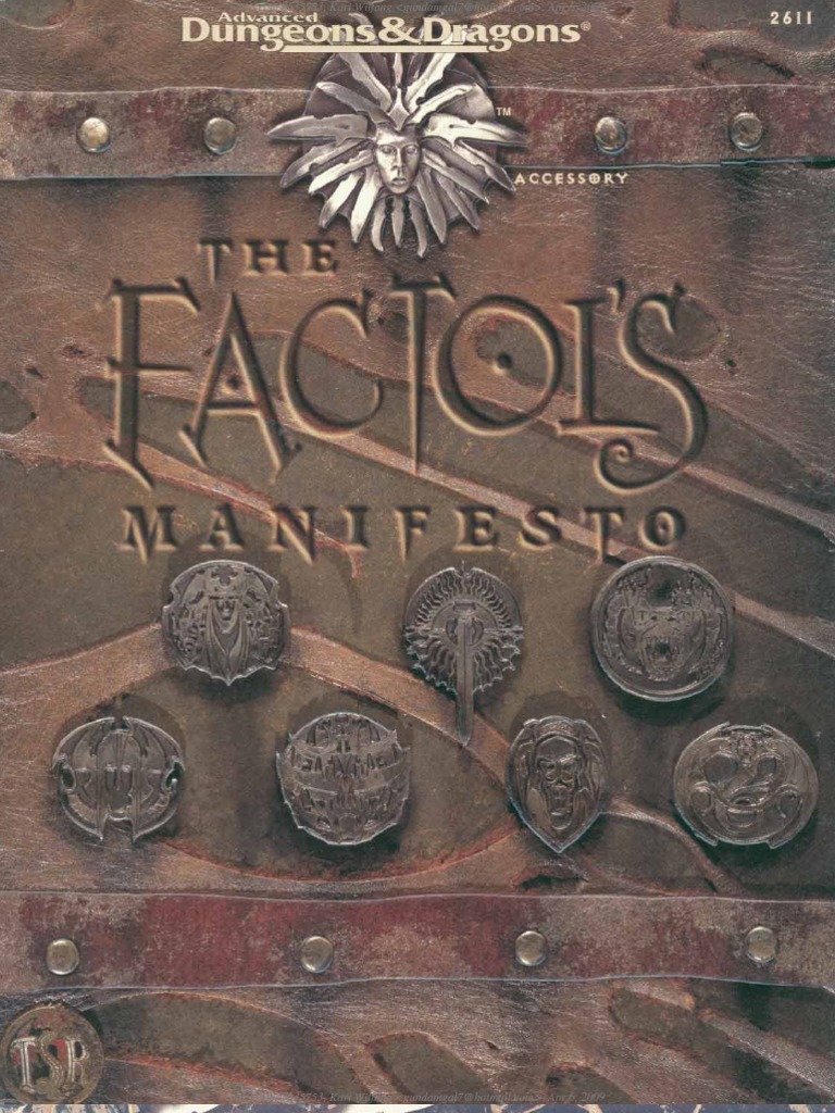 The Factol's Manifesto | PDF | God | Religion And Belief