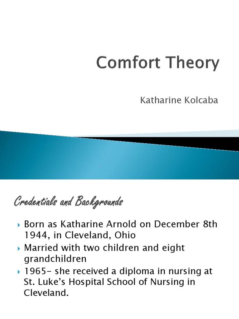 Comfort Theory | PDF