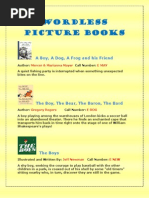 Free Wordless Picture Books List | PDF
