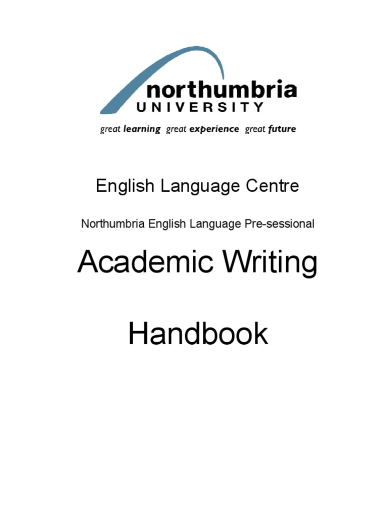 Academic Writing Handbook: English Language Centre | PDF | Plagiarism ...