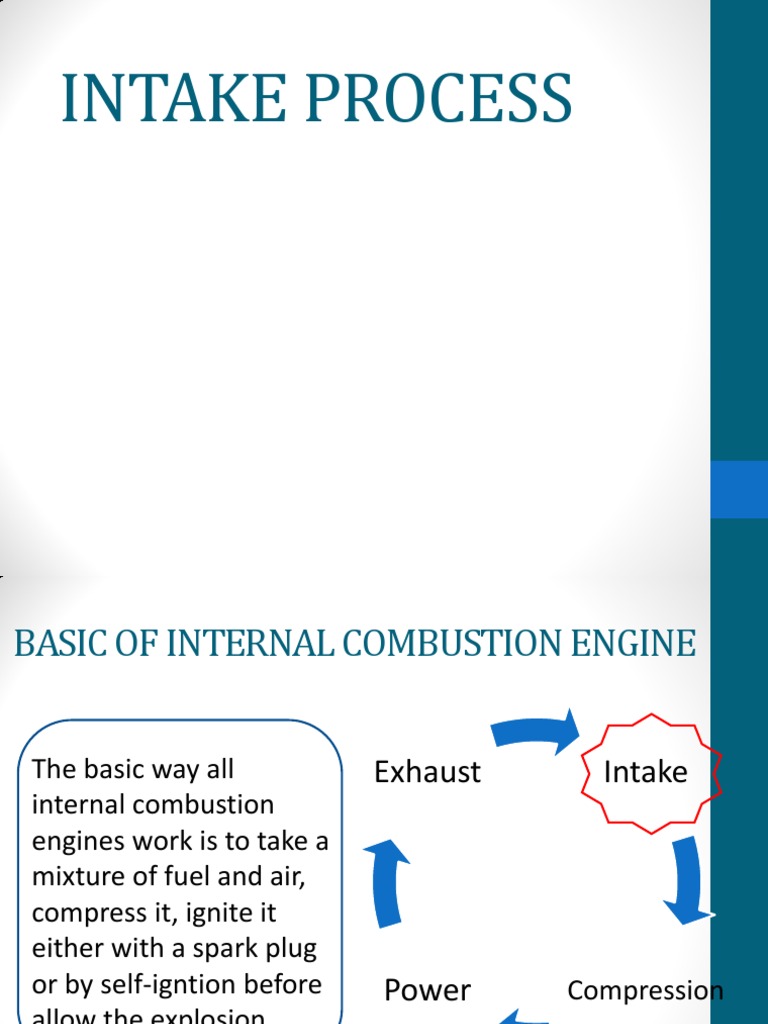 Intake Process | PDF | Internal Combustion Engine | Diesel Engine