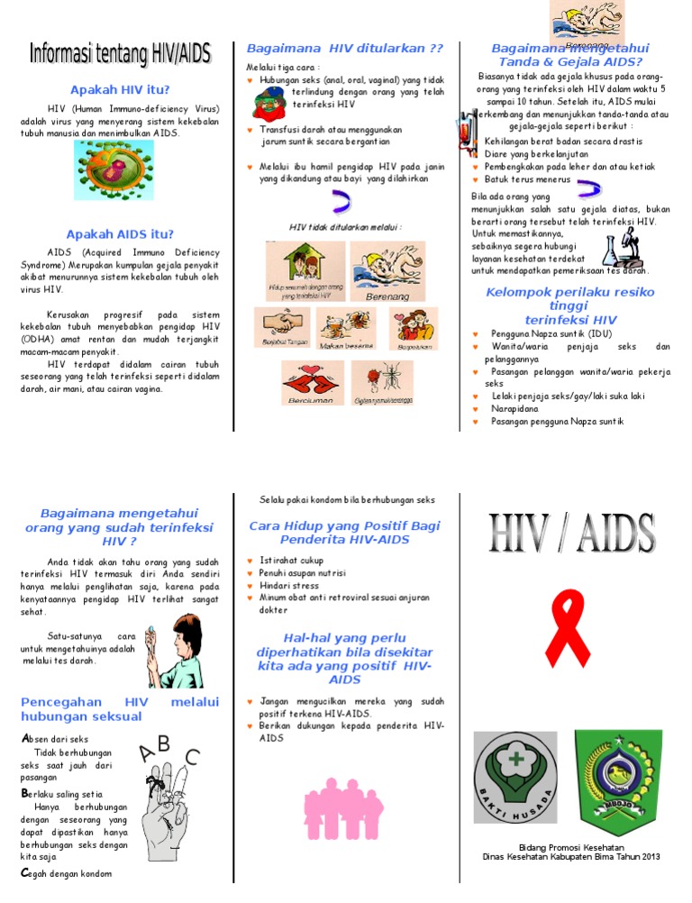 Leaflet Hiv Aids