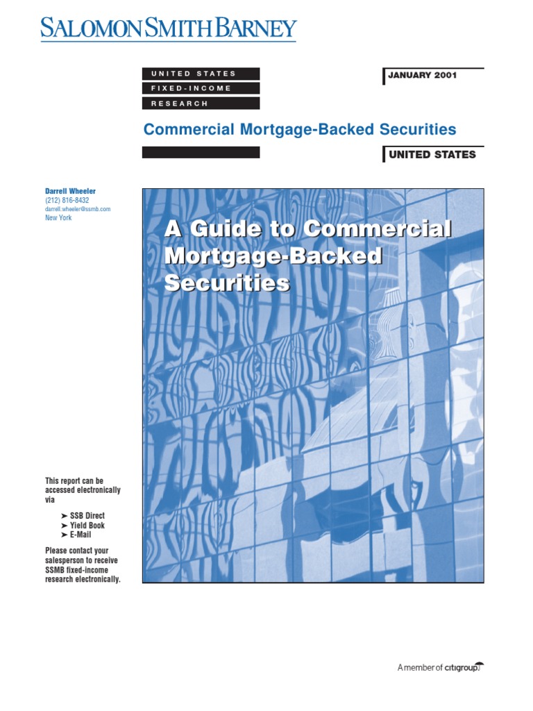 A Guide To Commercial Mortgage-Backed Securities | PDF | Commercial ...
