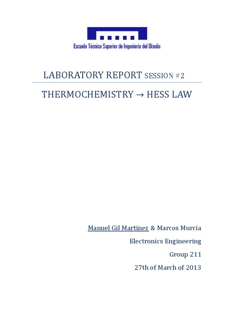 Hess Law Verification in Thermochemistry | PDF | Sodium Hydroxide | Branches Of Thermodynamics
