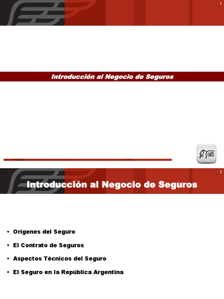 Introducción Al Negocio de Seguros Resumida | PDF | Póliza de seguros | Seguro