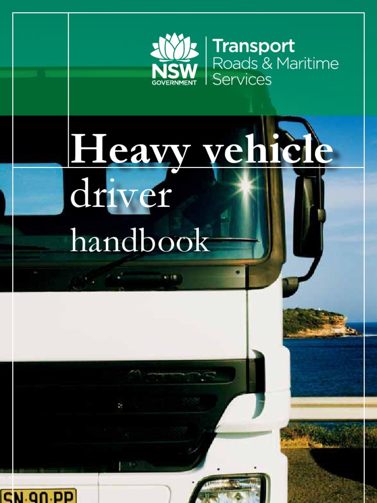 Heavy Vehicle Driver Handbook | PDF | Driving | Driver's License