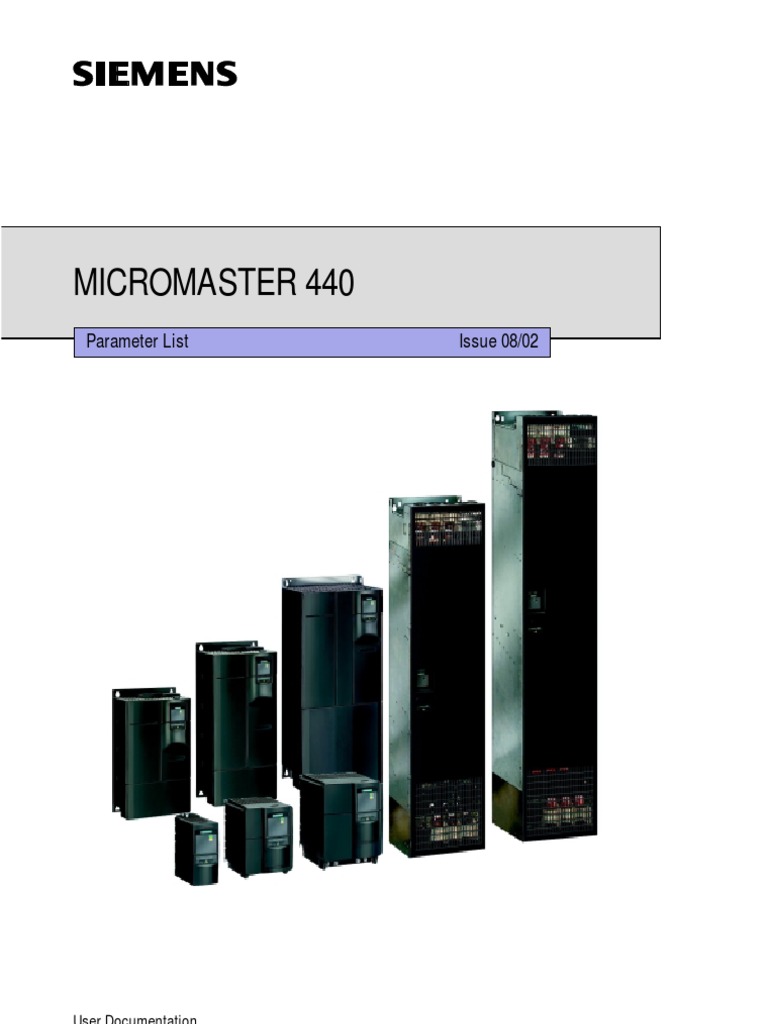 MICROMASTER Manual PDF | Download Free PDF | Power Inverter | Parameter ...